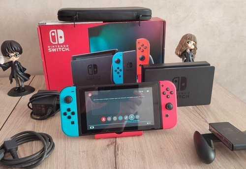 Nintendo switch rev 2 прошитая sd 256 gb