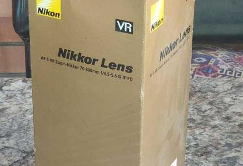 Объектив Nikon 70-300 70 300 f 4.5-5.6