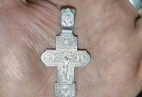 Подвеска серебро крестик православный 12.4гр