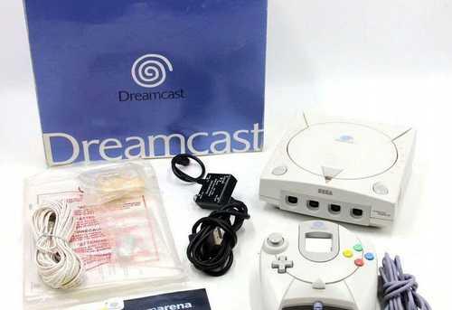 Sega Dreamcast (HKT-3030) Белая В Коробке