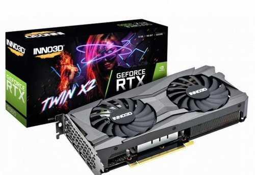 Видеокарта inno3D GeForce RTX 3060 twin X2 (LHR)