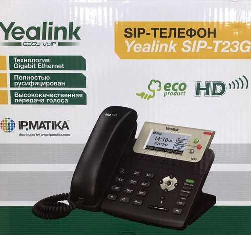 Новый IP-телефон Yealink SIP-T23G