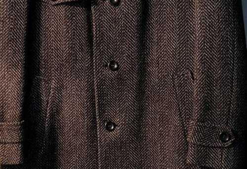 Пальто мужское из натуральной шерсти р.48