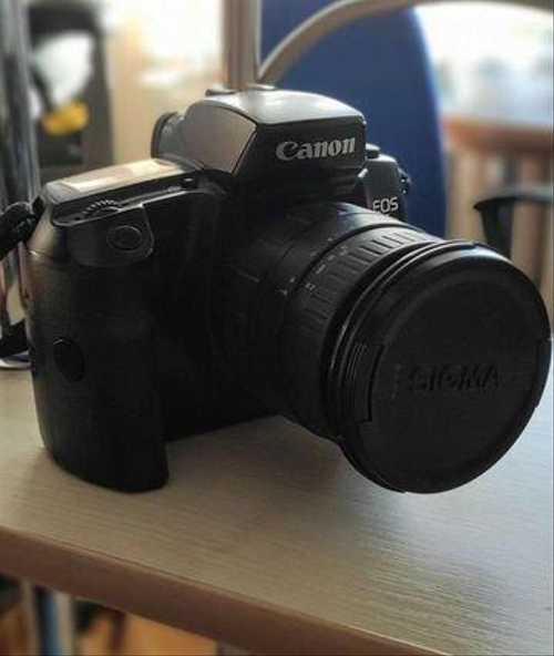 Зеркальный плёночный фотоаппарат canon EOS 5