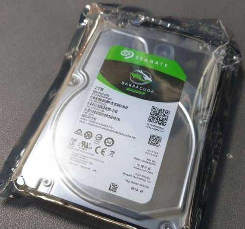 HDD Seagate barracuda ST2000dm008 2Tb новый