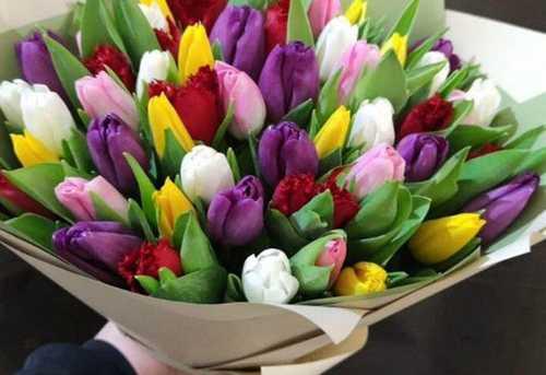 Тюльпаны Букет тюльпанов Цветы с доставкой Тюльпан