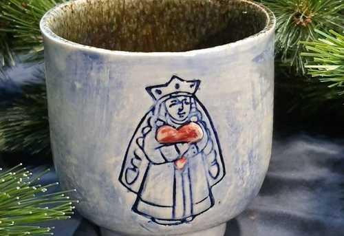 Чаша керамическая «Снегурочка»