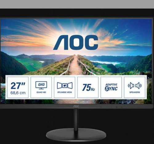 Монитор AOC 27” и 31.5” 2560 x 1440 IPS новые