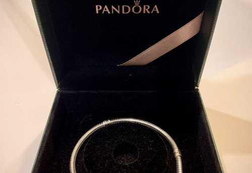 Браслет Pandora серебро 18см