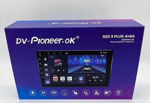 Автомагнитола Ploneer SX3 3 Plus 4/64Gb, 10 дюймов