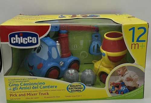 Игрушка Chicco Кран с бетономешалкой