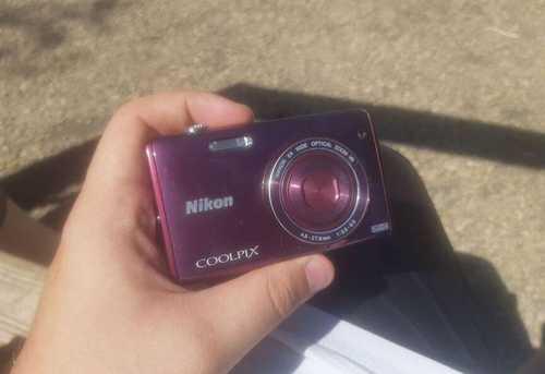 Фотоаппарат компакт Nikon Coolpix S5200 фиолет