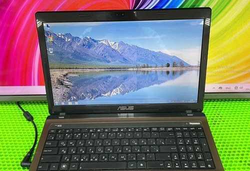 Игровой ноутбук 15.6" ASUS K53SD, 320 ГБ, Core i3-2310M, RAM 4 ГБ, GeForce GT 610M 2 ГБ