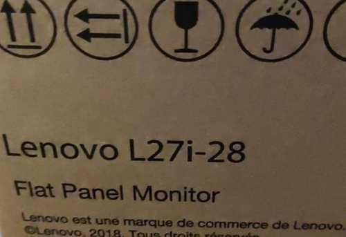 Продам монитор Lenovo 27 l27i-28