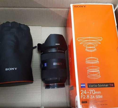 Sony SAL 24-70mm F2.8 ZA ssm объектив
