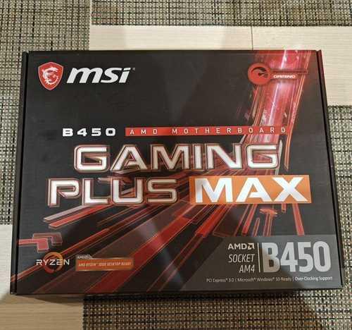 Msi b450 gaming plus max