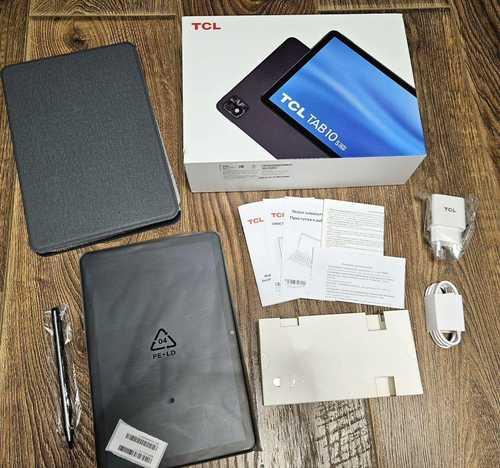 Новый планшет TCL Tab 10S 4G 3 32 Gb с клавиатурой