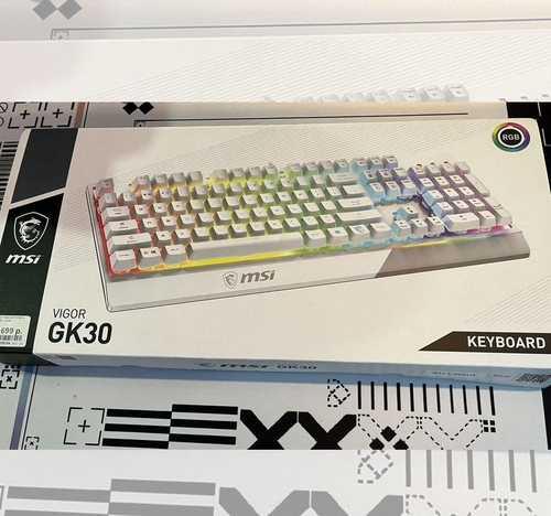 Игровая клавиатура msi vigor gk 30