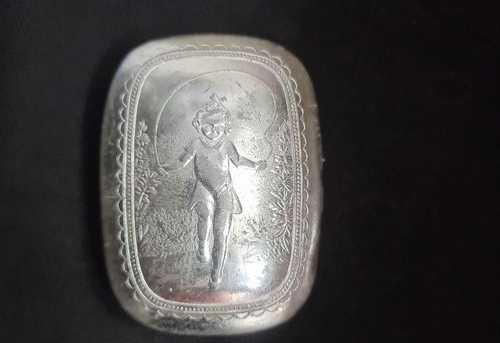 Мыльница металлическая девочкассср
