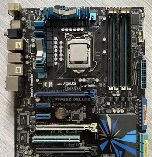 Asus P7P55D + Intel i5-750