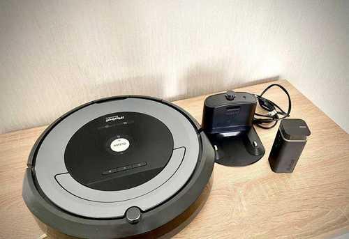 Робот пылесос irobot roomba 681 (сухая уборка)