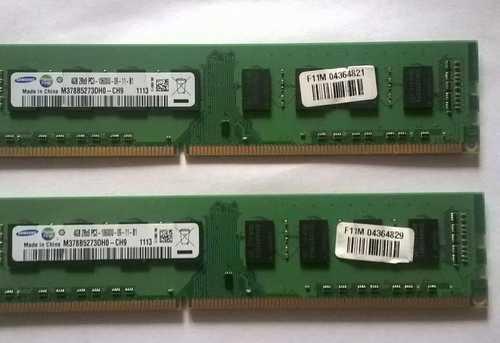 Модули памяти Samsung, Patriot DDR3 2Х4Gb, 8Gb