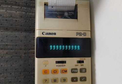 Калькулятор canon p2-d