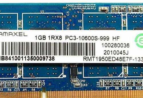 DDR3 SO-dimm 2GB Ramaxel PC3-10600S 1333MHz