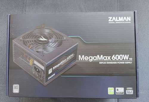 Блок питания Zalman 600W ZM600-txii (V2) Retail