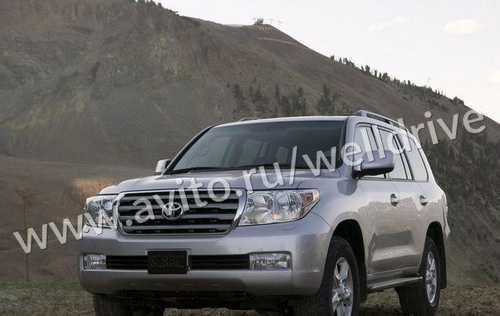 Дефлекторы окон Toyota Land Cruiser 200 логотип