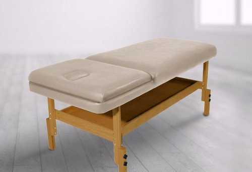 Деревянный стационарный массажный стол