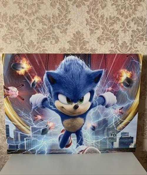 Постер Sonic на пенокартоне