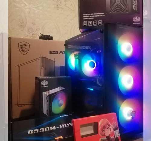 Игровой пк RTX 3070 Ti + Ryzen 5 5600 + B550