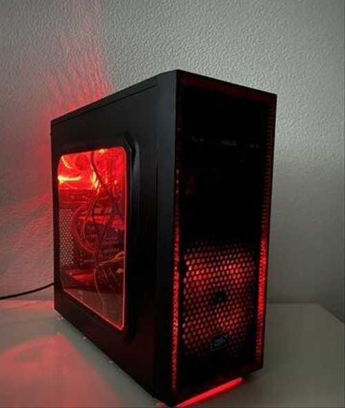 Корпус Deepcool tesseract SW Red