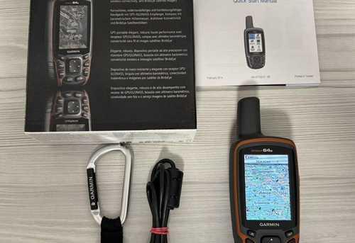 Garmin GPSmap 64s в упаковке, Топо Россия 6.43