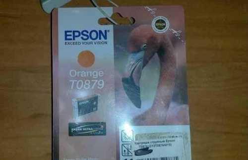 Картридж струйный Epson T0879 Orange