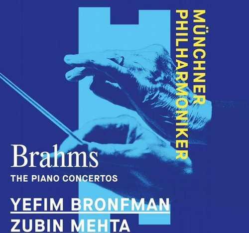 Виниловая пластинка Yefim Bronfman, Mehta, Zubin - Brahms: The Piano Concertos (Black Vinyl 2LP)
