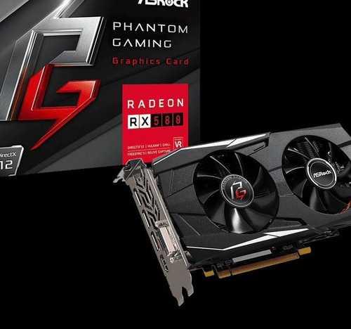 Видеокартаasrock Phantom Gaming D Radeon RX580 8gb