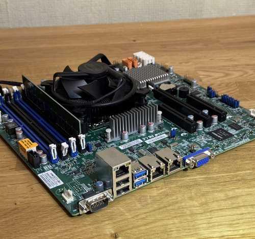 Supermicro X11SSL-F, Intel e3-1230v6, Kingston KSM