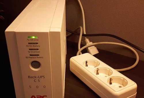 Бесперебойник APC Back-UPS CS 500 с батареей