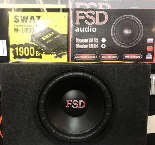 Сабвуфер FSD Audio 15 1400W с усилителем