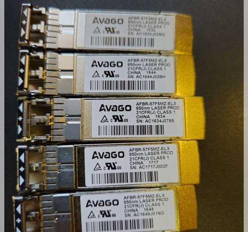 Трансиверы 16G FC SFP Avago