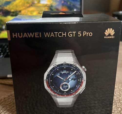 Huawei Watch GT 5 Pro 46mm, титан 55020DGG