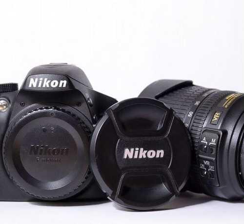 Nikon D3200 + nikon afs 18-105mm с гарантией