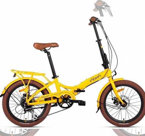 Велосипед horh kayo 20RD8D 20" (2024) Yellow Vol148