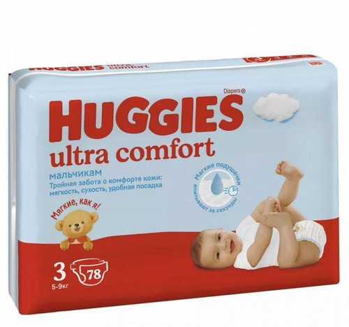 Подгузники huggies ultra comfort 3