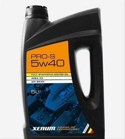 Моторное масло Xenum Pro-S 5W-40 Синтетическое 5 л