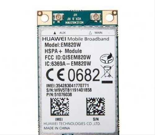 Wcdma модуль Huawei em820w для планшетных пк б.у с