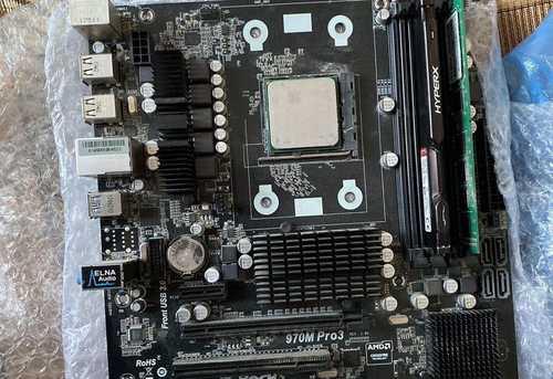 Материнская плата asrock 970M Pro3