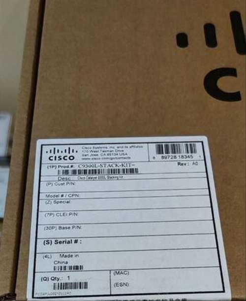 Модуль Cisco C9300L-stack-KIT HE Китай/5шт/Новый